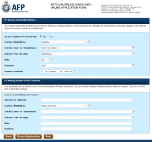 Police Check - AFP - Visa Envoy