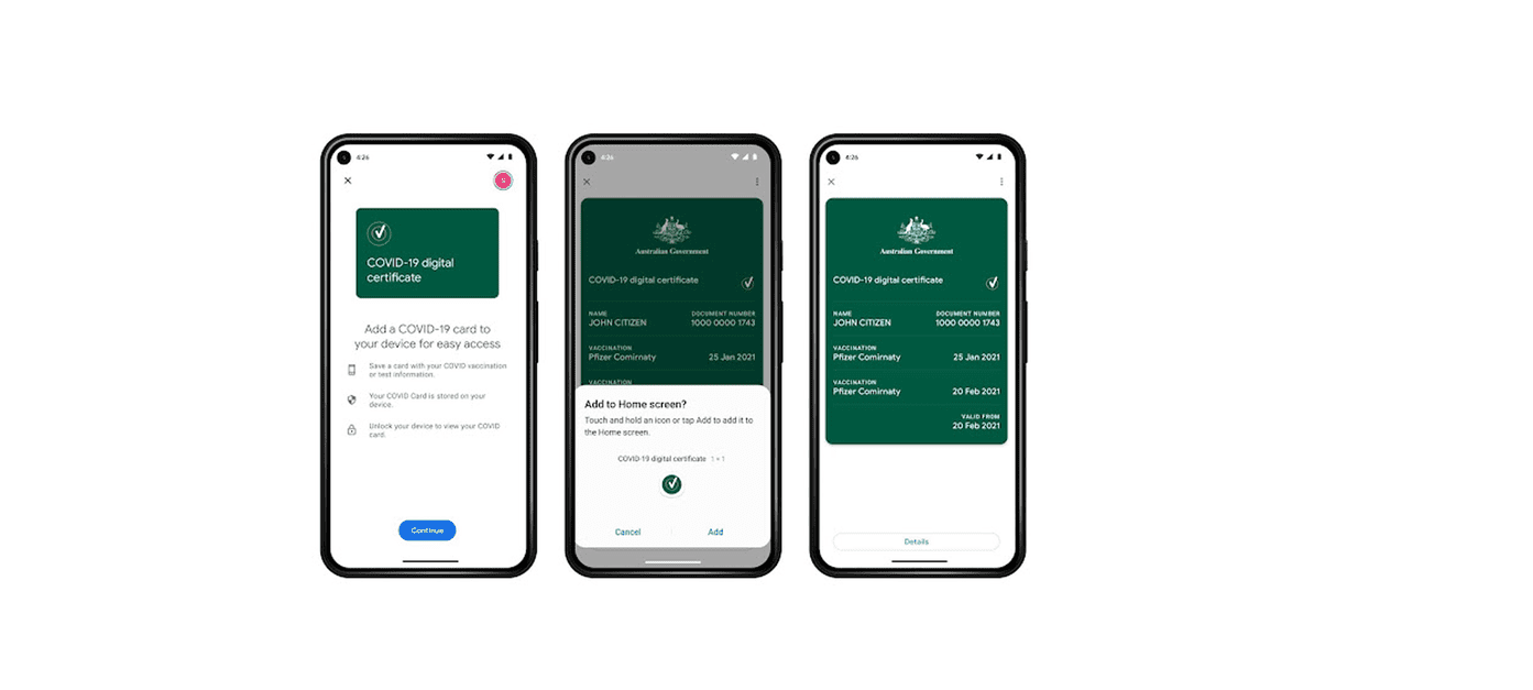 COVID19 Vaccination Certification Service