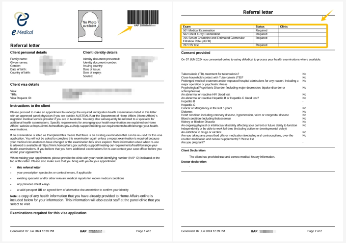 Generate Health Referral Letter